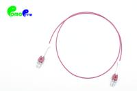 China OM4 Polarity Switchable Optical Fiber Patch Cord Uniboot LC-LC Duplex With Push Tab unitube 2.0mm Duplex for sale