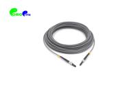 China Simplex Optical Fiber Patch Cable SMA 905 - SMA 905  Multimode OM1 62.5 / 125 OM2 50 / 125 PVC Grey Fiber Jumper for sale