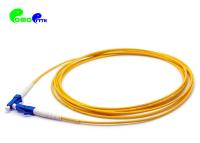 China IEC Grade B LC UPC 9 / 125μm Simplex 2.0mm Single Mode Fiber Optic Patch Cord for sale