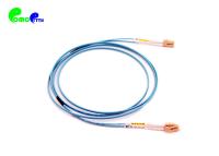 China OM3 Fiber Optic Patch Lead LC To LC MM Duplex 2.0mm Multi Mode Fiber Optic Patch Cable Jumper for sale