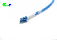 China Armored Fiber Optic Patch Cables LC UPC - LC UPC Zipcord SM Duplex 3.0 LSZH Blue FIber Patch Cord Jumper for sale