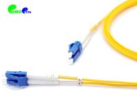China LC UPC - LC UPC IEC Grade B1 Fiber Optic Patch Cable  Single Mode Duplex 2.0mm SM 9 / 125 LSZH Patch Cables for sale
