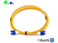 China LC UPC - LC UPC IEC Grade B1 Fiber Optic Patch Cable  Single Mode Duplex 2.0mm SM 9 / 125 LSZH Patch Cables for sale