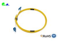 China 1m Singlemode Fiber Patch Cables LC UPC - LC UPC 2.0mm Zipcord Duplex OFNR IEC Grade B qulatiy for sale