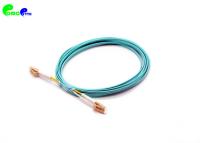 China OM3 50 / 125 Multimode LC to LC 10G Fiber Patch Cord 2.0mm LSZH Zipcord for 10G application data center for sale