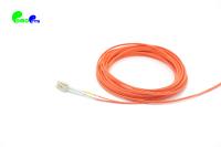 China OM2 2.0mm 50 / 125μm 3M LC UPC - LC UPC Duplex Optical Patch Cord LSZH Orange For CATV And CCTV Application for sale