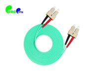 China Fiber Optic Patch cable SC LC  FC ST Simplex Duplex  SM 9 / 125 OM1 OM2 OM3 OM4 OM5 OFNR OFNP LSZH PVC for sale