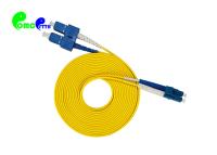 China Fiber Optic Patch cable SC LC  FC ST Simplex Duplex  SM 9 / 125 OM1 OM2 OM3 OM4 OM5 OFNR OFNP LSZH PVC for sale