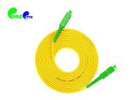 China Fiber Optic Patch cable SC LC  FC ST Simplex Duplex  SM 9 / 125 OM1 OM2 OM3 OM4 OM5 OFNR OFNP LSZH PVC for sale