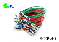 China Fiber Optic Patch cord SC LC  FC ST Simplex Duplex  SM 9 / 125 OM1 62.5  125 OM2 OM3 OM4 OM5 50 / 125 OFNR OFNP LSZH PVC for sale