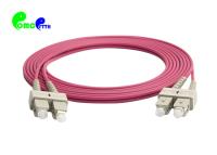 China Fiber Optic Patch cord SC LC  FC ST Simplex Duplex  SM 9 / 125 OM1 62.5  125 OM2 OM3 OM4 OM5 50 / 125 OFNR OFNP LSZH PVC for sale