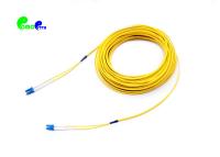 China LC - LC Fiber Optic Patch cord  SM 9 / 125 OM1 62.5  125 OM2 OM3 OM4 OM5 50 / 125 OFNR OFNP LSZH PVC Simplex Duplex for sale