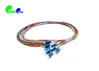 China Fiber Optic Pigtail LC SM OS2 9 / 125 OM1 62.5 / 125 OM2 OM3 OM4  OM5 50 / 125 Loose buffer , Tight buffer PVC/ LSZH for sale