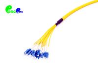 China Fiber Optic Pigtail LC SM OS2 9 / 125 OM1 62.5 / 125 OM2 OM3 OM4  OM5 50 / 125 Loose buffer , Tight buffer PVC/ LSZH for sale
