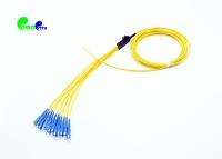 China Fiber Optic Pigtail SC SM OS2 9 / 125 OM1 62.5 / 125 OM2 OM3 OM4  OM5 50 / 125 Loose buffer , Tight buffer PVC/ LSZH for sale