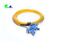 China Fiber Optic Pigtail SC SM OS2 9 / 125 OM1 62.5 / 125 OM2 OM3 OM4  OM5 50 / 125 Loose buffer , Tight buffer PVC/ LSZH for sale