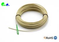 China FTTH Drop cable Fiber Pigtail SC APC Simplex G657A1 SM  9 / 125μm 2.0 x 3.0mm With LSZH  For FTTH project for sale