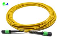 China 12F SM MPO Trunk Cable  9 / 125μm Female to Female Connector 3.0mm LSZH Round cable with 3M Polarity B for sale