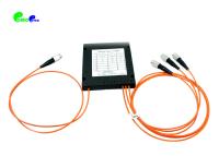 China Fiber Optic Coupler High Return Loss 1x3 FC Multimode Excellent Mechanical Stability With ABS Box for sale