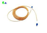China OS2 LC UPC - LC UPC Fiber Patch Cables  Duplex 10m G657A2 9 /125  LSZH Yellow  IL<0.3dB for sale