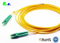 China 2.0mm OD Single Mode Fibre Optic Jumper LC APC to LC APC SM Duplex Patch Cord Figure 8 LSZH Patch Cable for sale