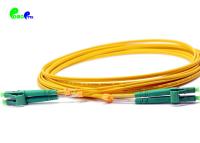 China 2.0mm OD Single Mode Fibre Optic Jumper LC APC to LC APC SM Duplex Patch Cord Figure 8 LSZH Patch Cable for sale