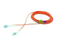 China LC - LC Fiber Optic Patch Cables Duplex available for SM OS2 ,OM1, OM2,OM3,OM4,OM5 IEC Grade B and IEC grade C for sale
