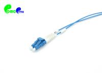 China Singlemode 1.6mm OD LC UPC- LC UPC Duplex Fiber Optic Patch Cord G657A1 LSZH Blue Color IEC grade B for sale