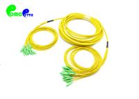 China 24F SM SC APC - SC APC  G657A2 9 / 125μm Fiber Optic Patch Cables Breakout 2.0mm Length for sale