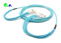 China LC PC - LC PC 24F Fiber Optic Patch Cables OM3 Breakout  2.0mm Multiple Mode LSZH for sale