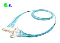 China LC PC - LC PC 24F Fiber Optic Patch Cables OM3 Breakout  2.0mm Multiple Mode LSZH for sale