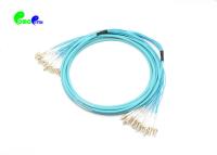 China LC PC - LC PC 24F Fiber Optic Patch Cables OM3 Breakout  2.0mm Multiple Mode LSZH for sale
