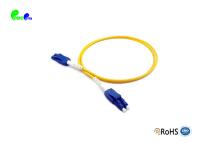 China Polarity Switchable Blue Color Uniboot LC / UPC - LC / UPC SM Dual Duplex 3.0 mm Fiber Optic Patch Cord for sale