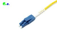 China Polarity Switchable Blue Color Uniboot LC / UPC - LC / UPC SM Dual Duplex 3.0 mm Fiber Optic Patch Cord for sale