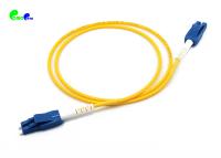 China Polarity Switchable Blue Color Uniboot LC / UPC - LC / UPC SM Dual Duplex 3.0 mm Fiber Optic Patch Cord for sale