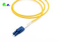 China Polarity Switchable Blue Color Uniboot LC / UPC - LC / UPC SM Dual Duplex 3.0 mm Fiber Optic Patch Cord for sale