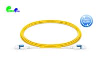 China Polarity Switchable Uniboot Fiber Optic Patch Cables LC-LC Flat Clip SM/MM Duplex 2.0/3.0mm for sale