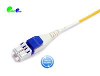 China Polarity Switchable Uniboot Fiber Optic Patch Cables LC-LC Flat Clip SM/MM Duplex 2.0/3.0mm for sale