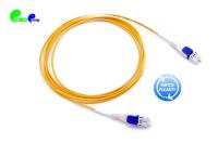 China Polarity Switchable Uniboot Fiber Optic Patch Cables LC-LC Flat Clip SM/MM Duplex 2.0/3.0mm for sale