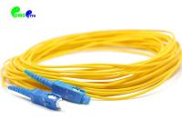 China SC UPC - SC UPC Single Mode Fiber Optic Patch Cable G652D Simplex 2.0mm Fiber Patch Cord Jumper for sale