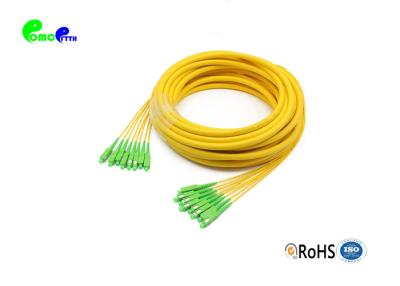 China Breakout Fibre Patch Leads  8F SC APC - SC APC  Single Mode 9 / 125 Fanout 2.0mm PVC/LSZH Jacket Customized for sale