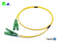 China E2000 APC - E2000 APC 2.0mm Duplex Zipcord Patch Cord SM Customized Single Mode Fiber Optic Patch Cables for sale