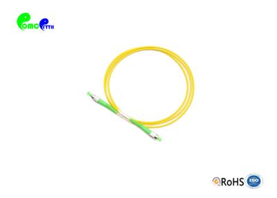 China FC APC - FC APC Fiber Optic Patch Cables Simplex Single Mode 9 / 125 2.0mm LSZH Jumper for sale