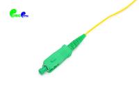 China Fiber Patch Cable LC APC - SC APC Single Mode Simplex 1.2mm 3m LSZH IEC Grade B for sale