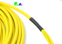 China 16 Cores Fiber Optic Patch Cord SC APC to SC APC SM Breakout 2.0mm LSZH Yellow Jacket for sale