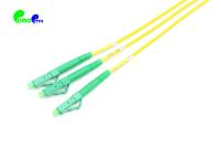 China High Density Optical Fiber Patch Cable 3F LC APC - LC APC 9/125μM OS2 G657A1 Small OD 3.0mm for sale