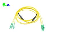 China High Density Optical Fiber Patch Cable 3F LC APC - LC APC 9/125μM OS2 G657A1 Small OD 3.0mm for sale