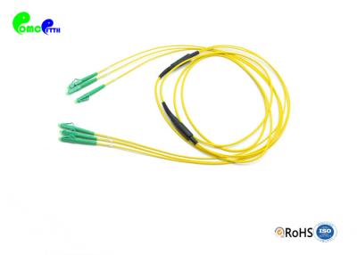 China High Density Optical Fiber Patch Cable 3F LC APC - LC APC 9/125μM OS2 G657A1 Small OD 3.0mm for sale