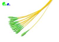 China 12cores Pre-terminated Fiber Patch Cable  LC APC - SC APC LSZH SM with Fanout 2.0mm Tails LSZH for sale