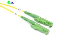 China Fiber optic Patch Cable SC APC - E2000 APC OS2 9 / 125 Duplex 2.0mm 3m LSZH IEC Grade B1 quality level for sale